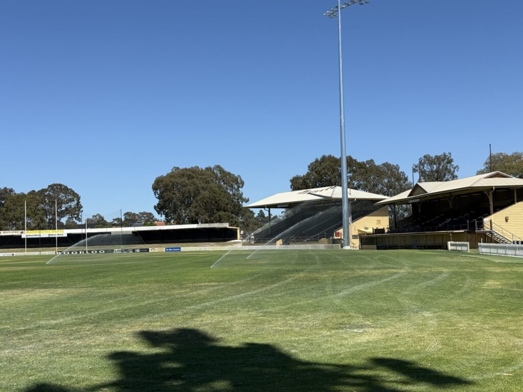 Steel Blue Oval - Turf Works and Maintenance Update - Swan Districts FC